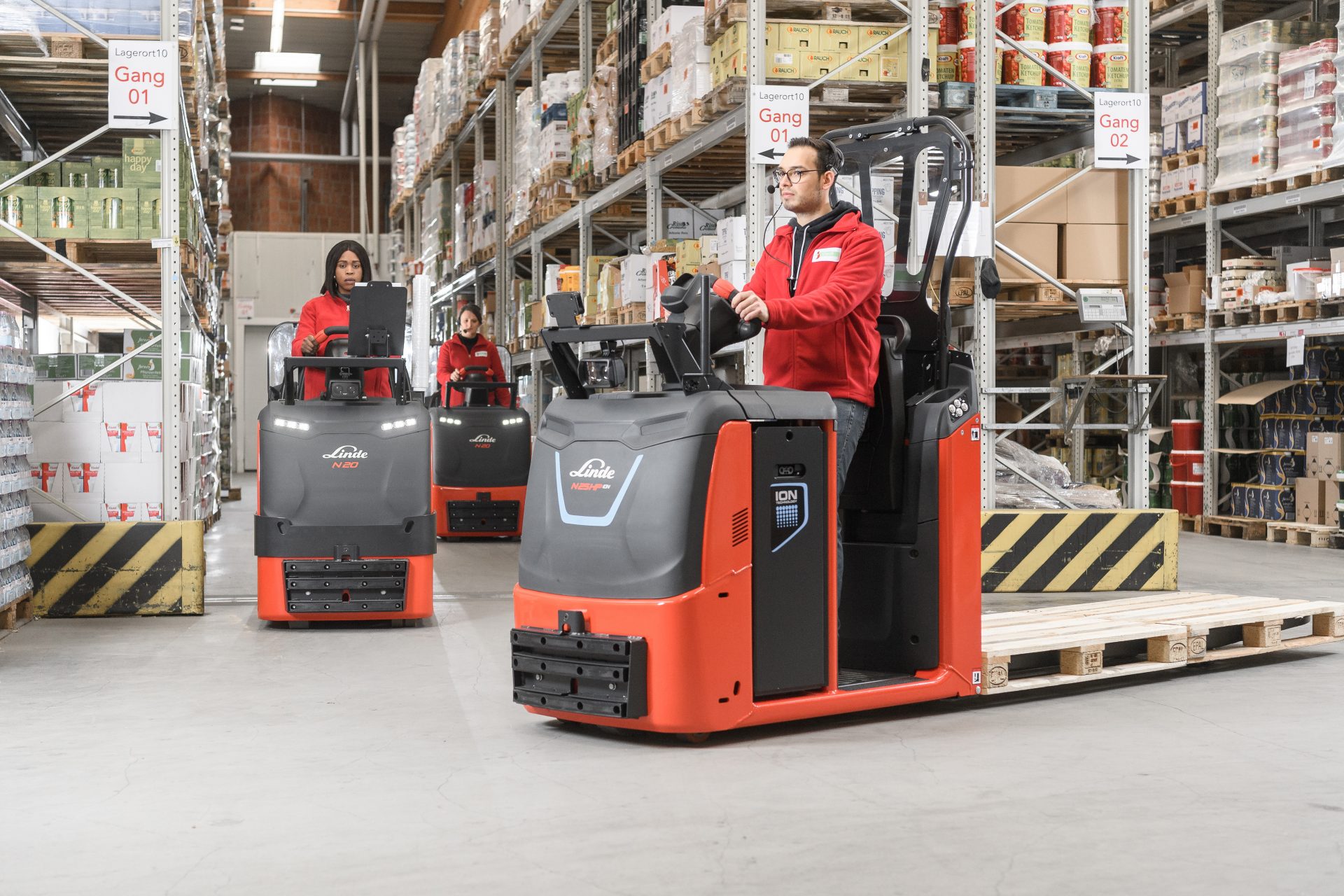 Horizontal-Kommissionierer Linde Material Handling - Jungbluth
