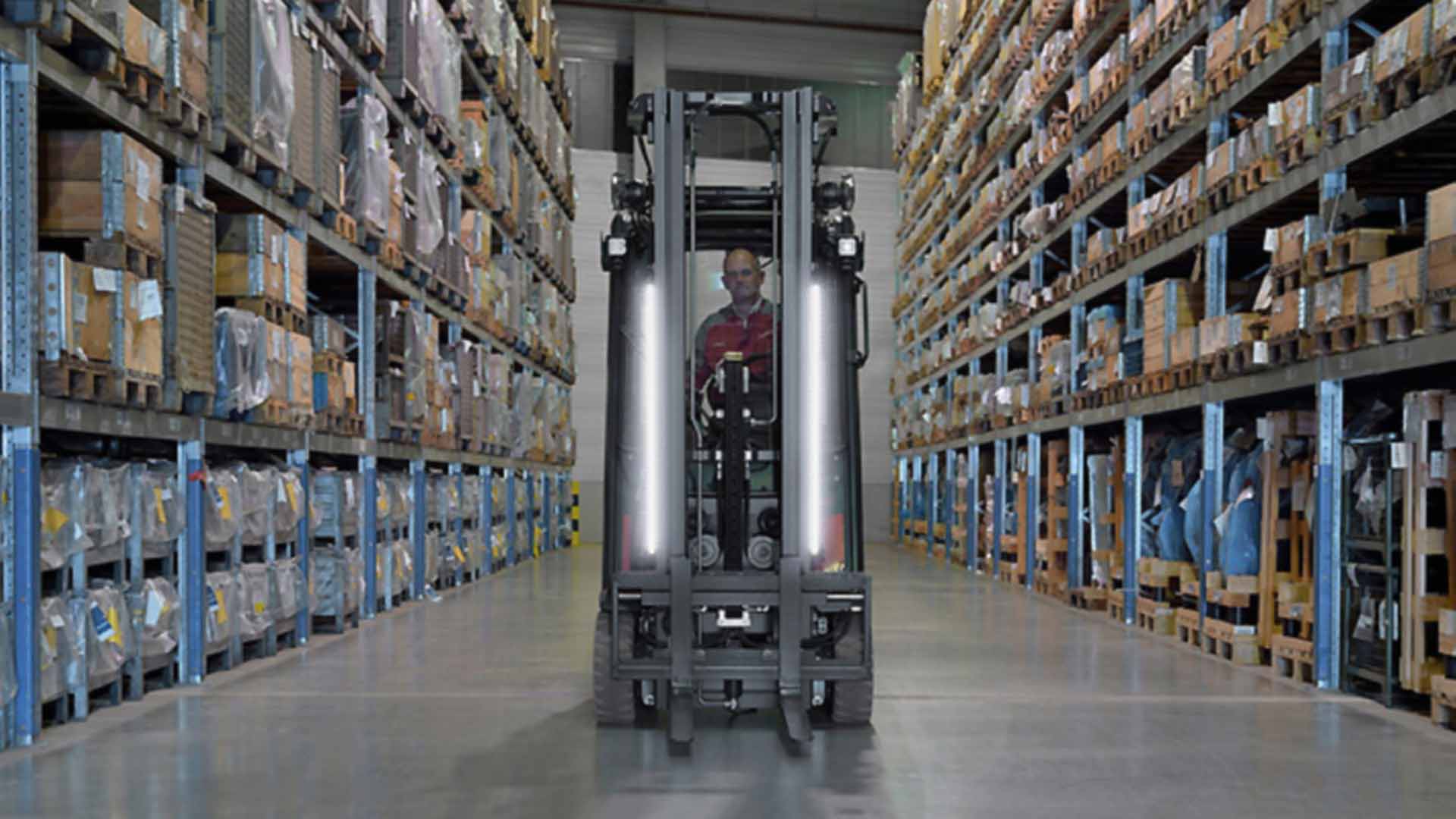 Beleuchtungsoptionen für Stapler & Lagertechnik - Jungbluth