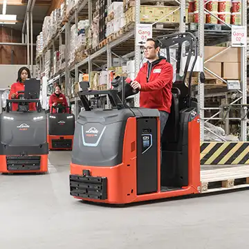 Horizontal order picker Linde Material Handling - Jungbluth